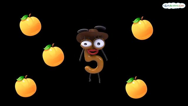 Number 1-10 Song _ Dancing Fruit _ Kids Academy