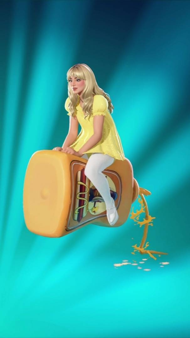 Fortnite Emote TV OFF Sabrina Carpenter #Shorts