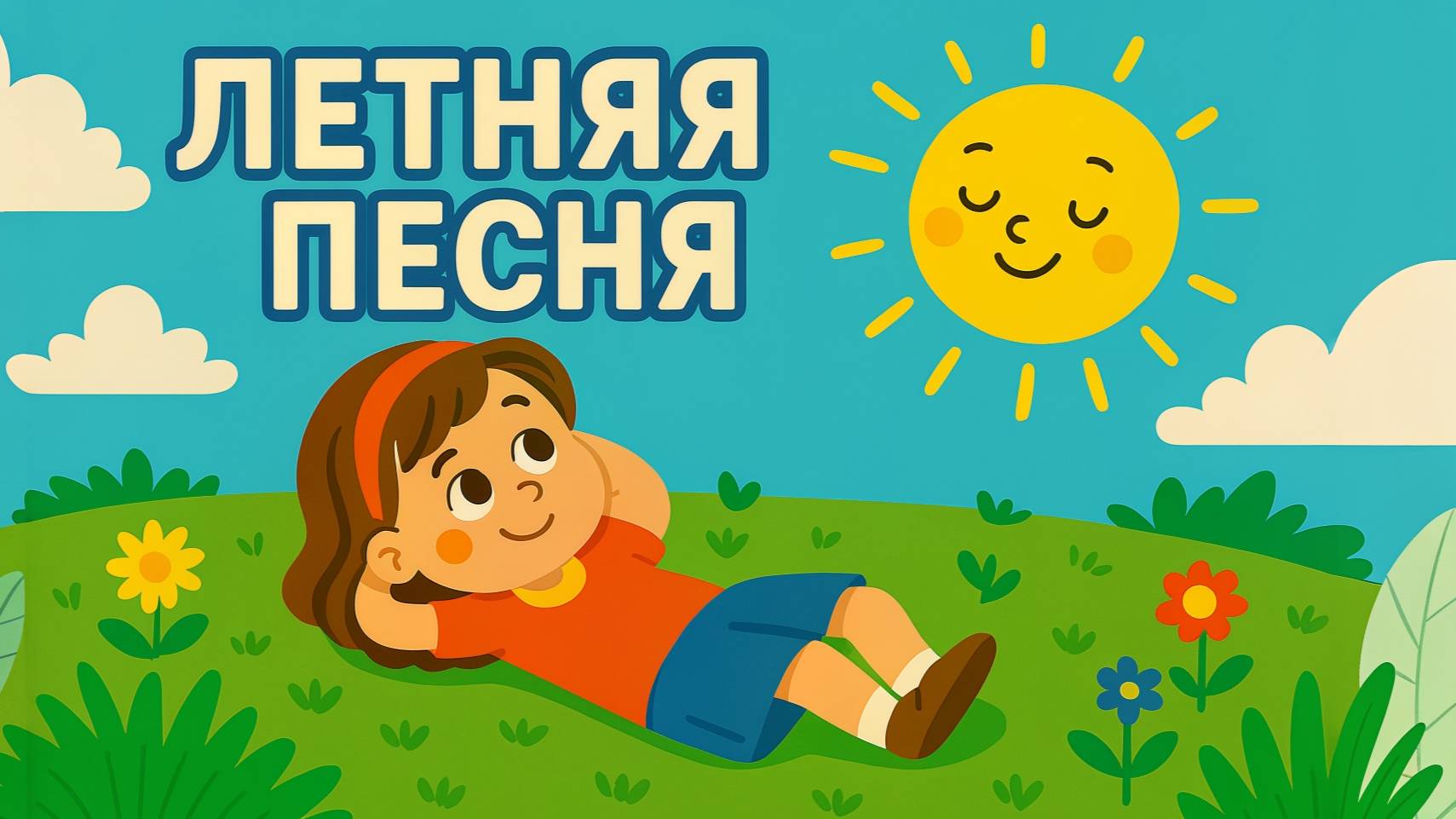 ДЕТСКАЯ песня про ЛЕТО. Я на травке лежу!