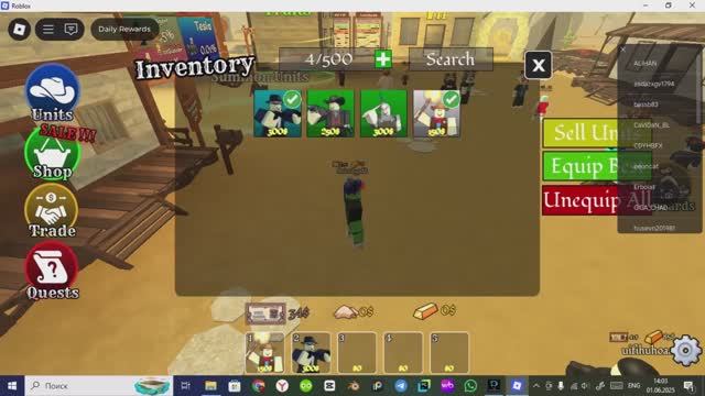 Играю в WILD RAILS TOWER DEFENSE в ROBLOX (первое впечатление)