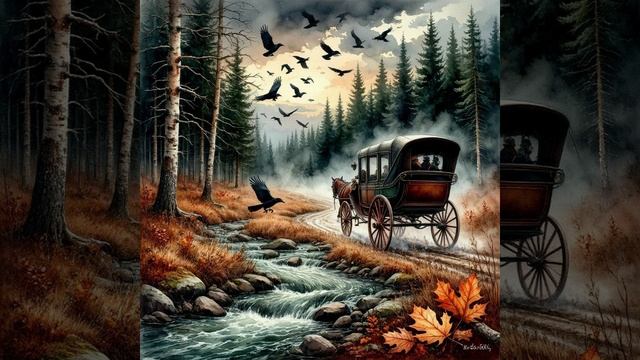 Заунывный ветер гонит...