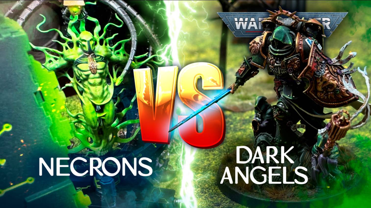 3 Монолита 😱 против примарха Льва ⚔️ и Темных ангелов | w40k 10th edition