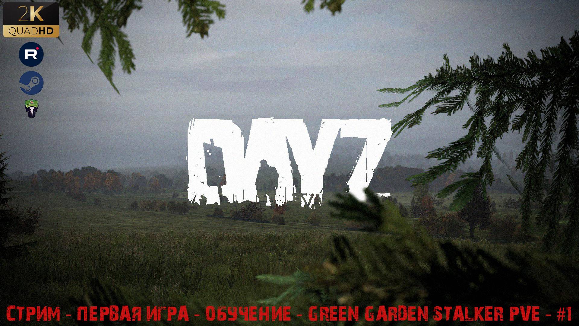 DayZ - СТРИМ - Первая игра - Обучение - GREEN GARDEN |STALKER|PVE - #1