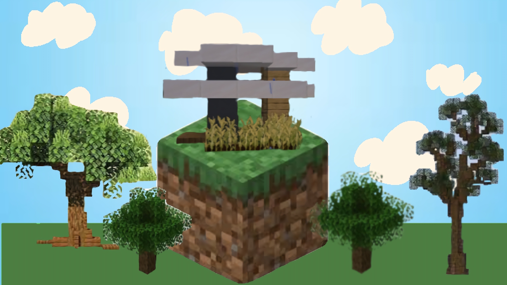 Майнкрафт но я делаю дом 3 на 3!