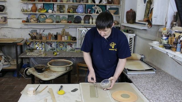 Занятие №3 Пластовая техника - изготовление кружки