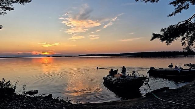 Путешествие на лодке по Онего, оленьи острова,уницкий маяк