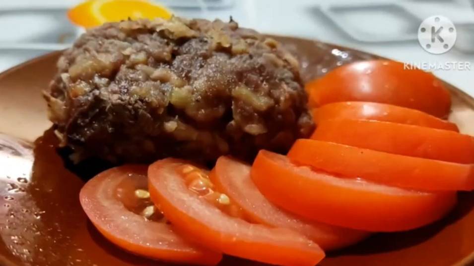 Котлеты с начинкой в духовке. Очень сочные и нежные