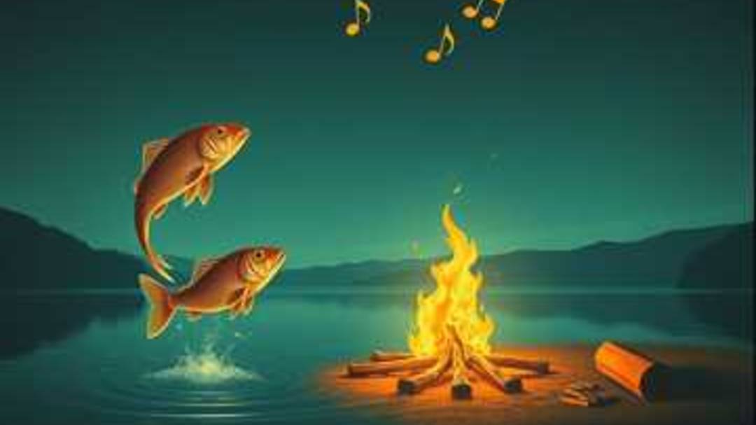 Вовка на рыбалке