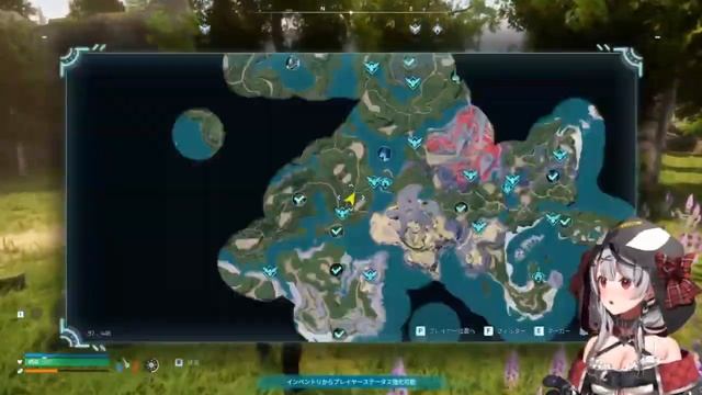 Sakamata Chloe Путешествует в Фантастическом Мире Игровой Фэнтези Palworld