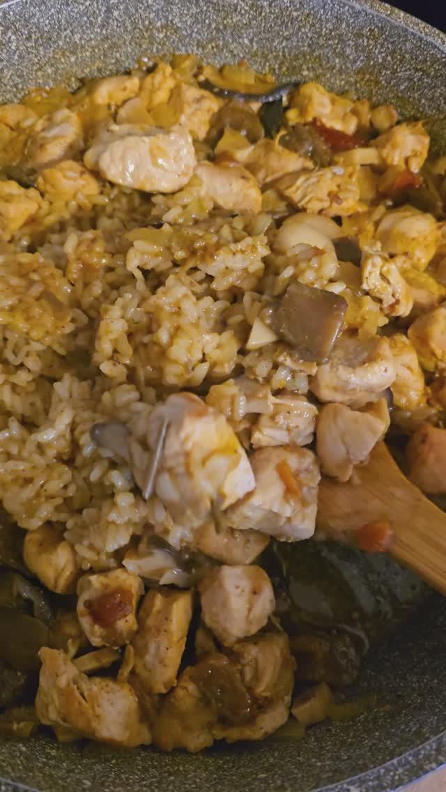 Рис с курицей