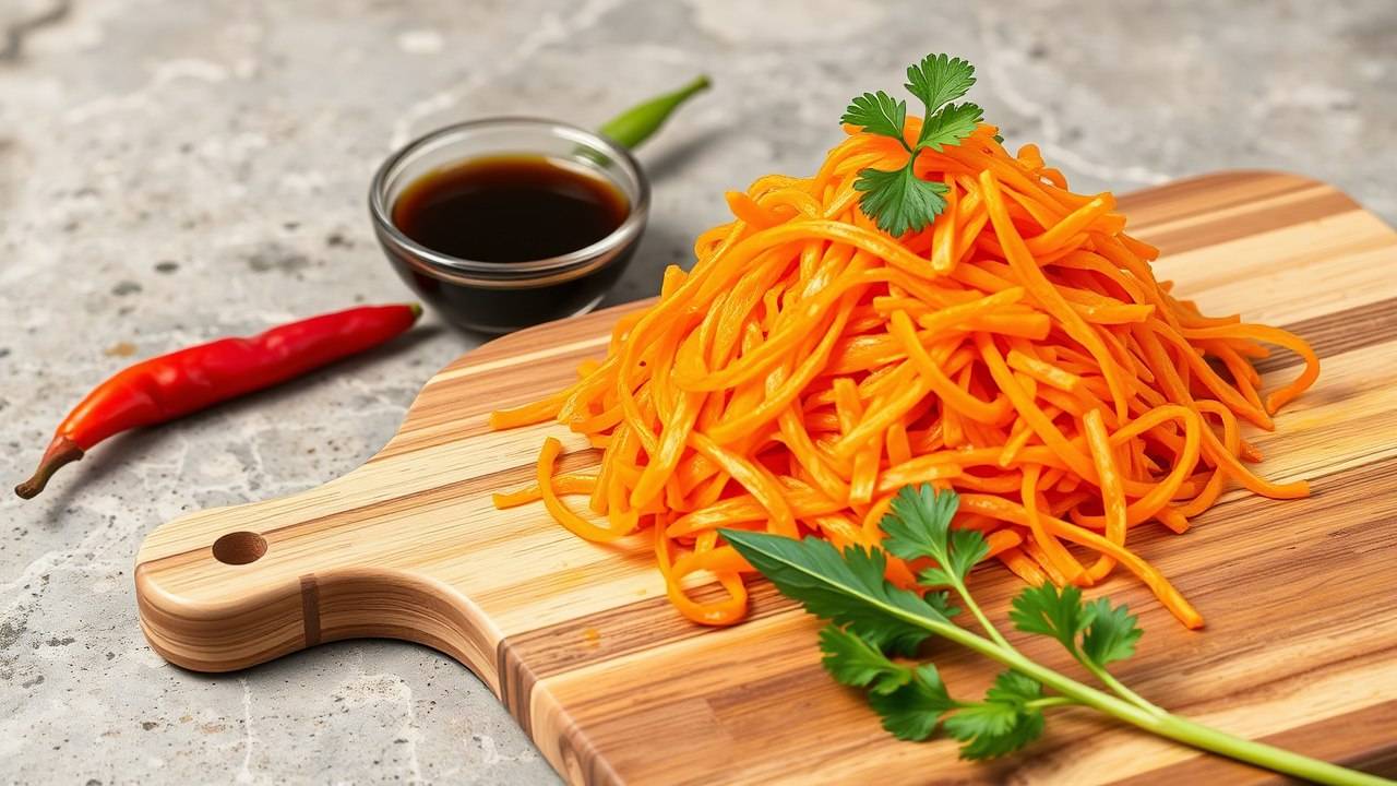 🥕 + 🌶️ = 💣 Как сделать Морковь по-корейски сочной, хрустящей и такой, что пальчики оближешь!