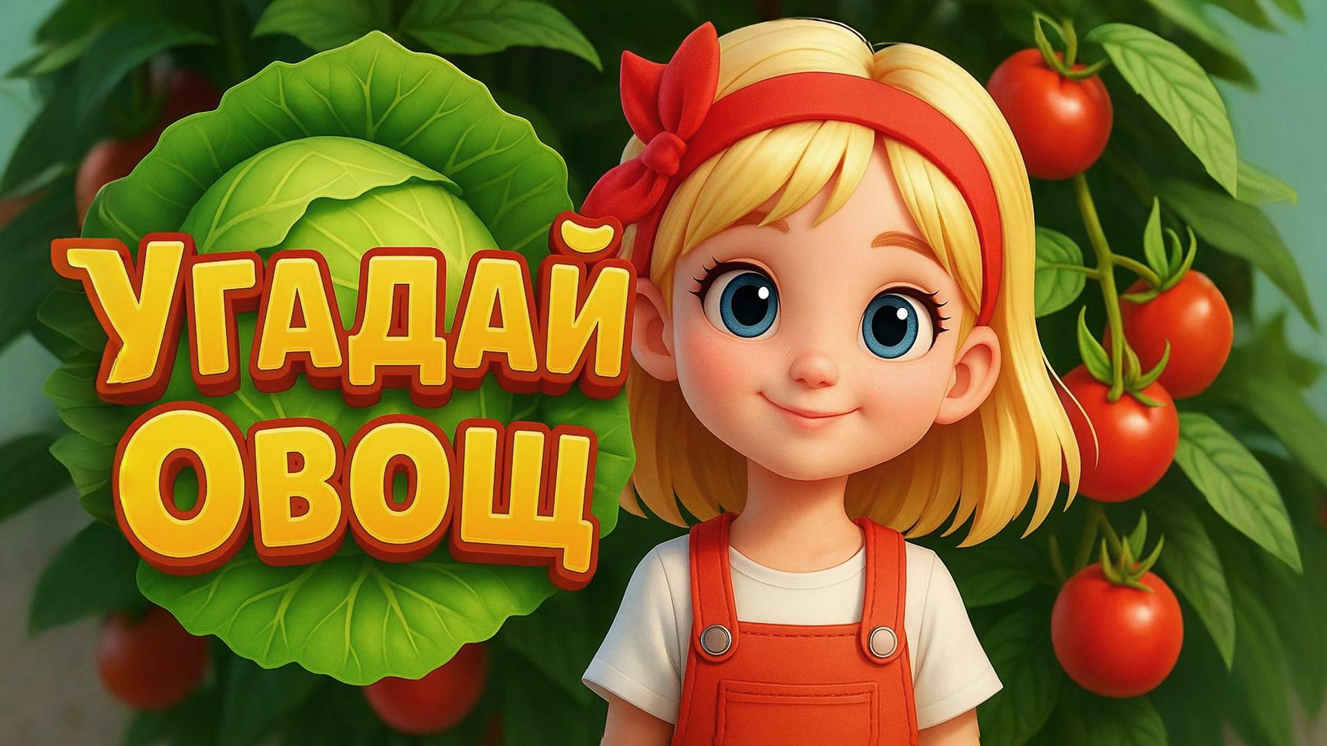 Угадай Овощ! | Весёлая Песня-Загадка для Детей