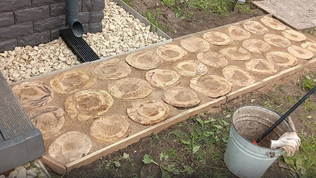 МОЯ ДАЧА / Как я СДЕЛАЛ дорожку НА ДАЧЕ/ Вариант САДОВОЙ ДОРОЖКИ на дачном участке