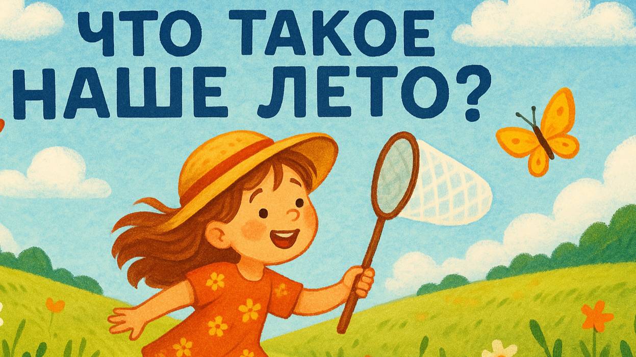 ДЕТСКАЯ ПЕСНЯ про ЛЕТО. Что такое наше лето?