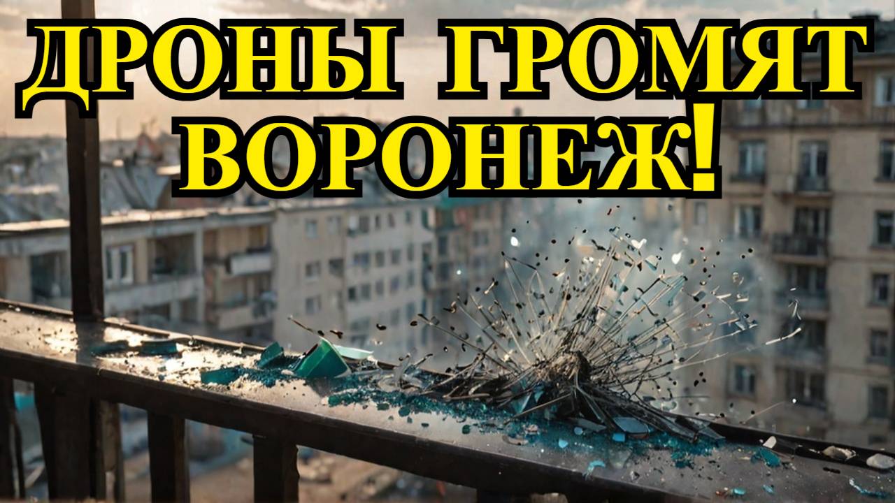 СРОЧНО! Атака ДРОНОВ в Воронеже — балконы и авто разрушены, что будет дальше?