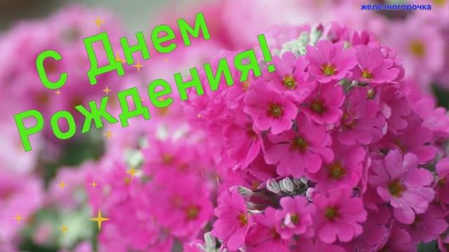 С Днём Рождения! Поздравление для самой красивой девушки с днём рождения