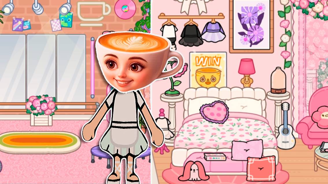 Дом для Балерина Капучино в Тока Бока  😁 Toca Boca