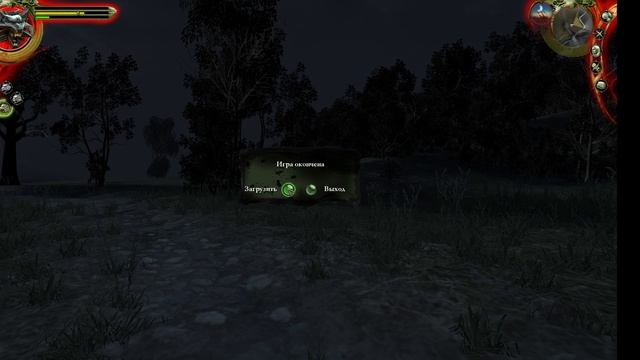 Ведьмак 1. 73 серия. Геральт  Спасает Купца от Разбойников.