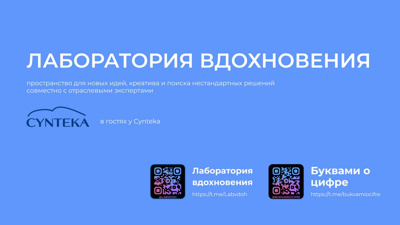 Лаборатория Вдохновения в гостях у Синтека

https://cynteka.ru/