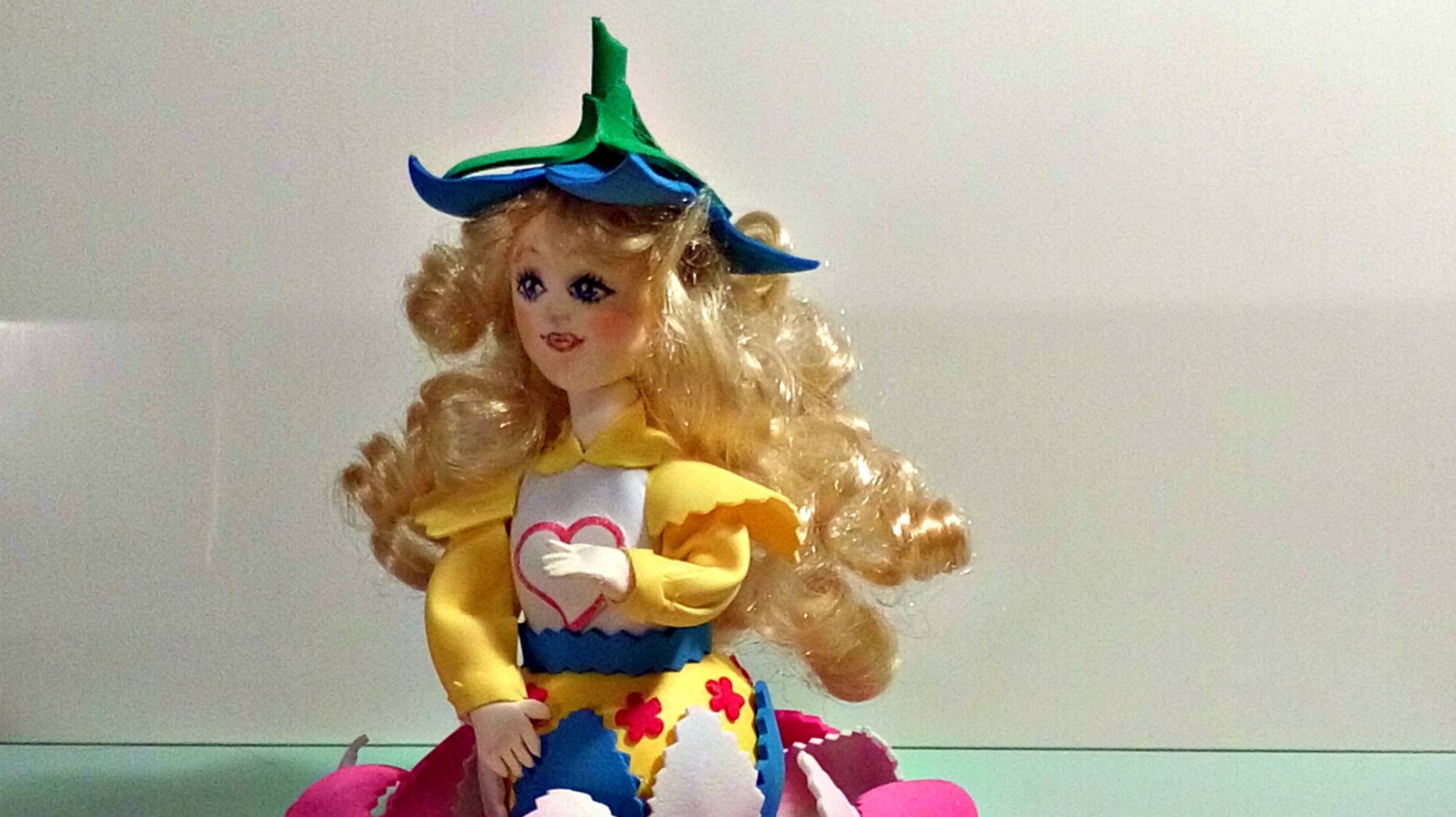 Как я делала куклу Дюймовочку