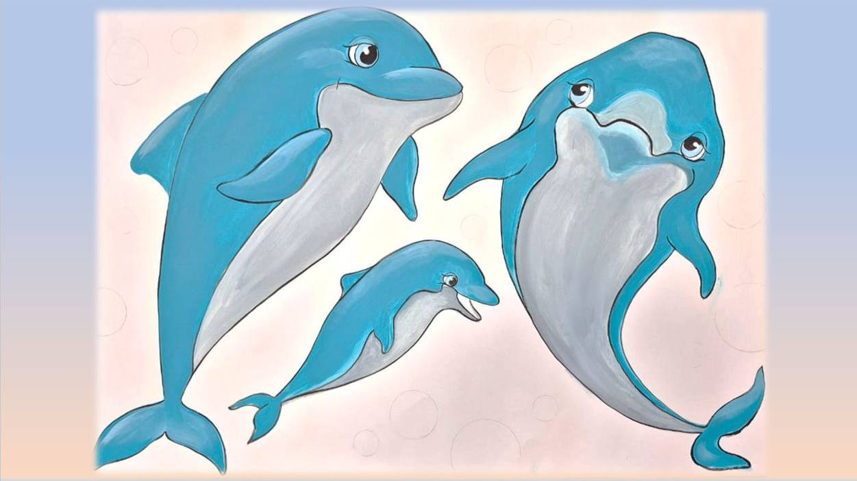 Как дельфинчик с друзьями целое море спас