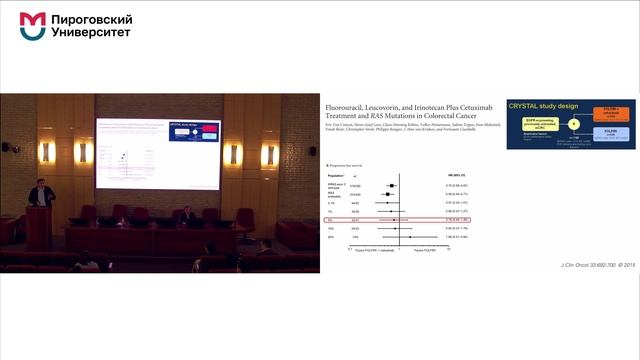 Генетические причины резистентности к таргетной терапии при КРР. Федянин Михаил