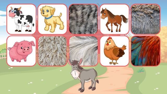 Угадай животных! Развивающие мультики для самых маленьких Изучаем животных Домашние животные