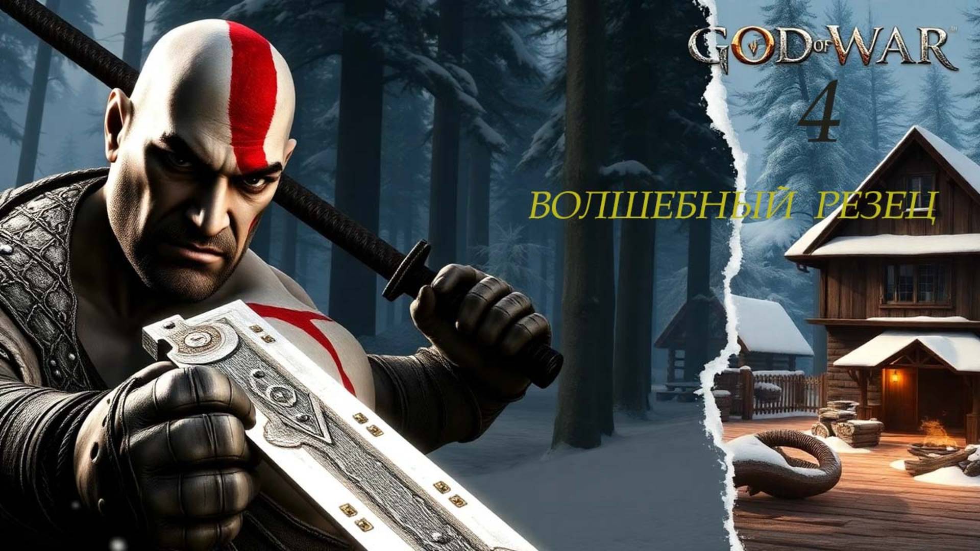 God of War 4 . Волшебный резец .