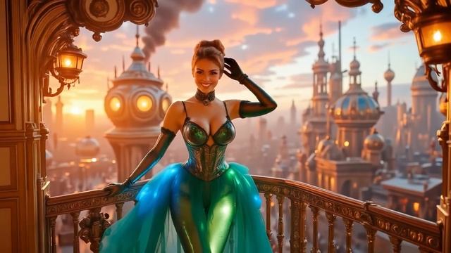 STEAMPUNK Beauties - Dramatic Sci-Fi Music - AI MicroFilm