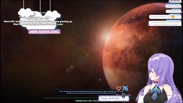 Moona Hoshinova StarCraft II: Wings of Liberty Я В Первые играю в эту игру День Независимости