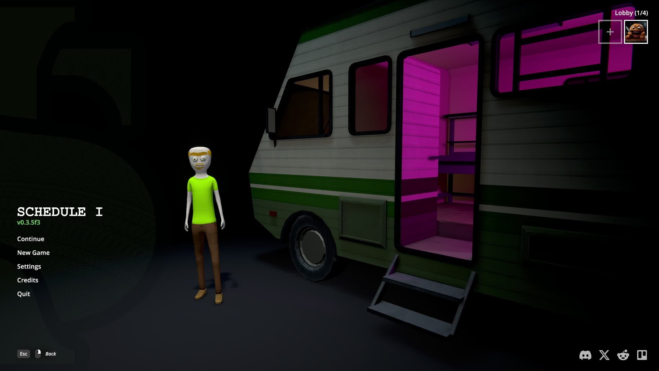 Стрим Schedule I