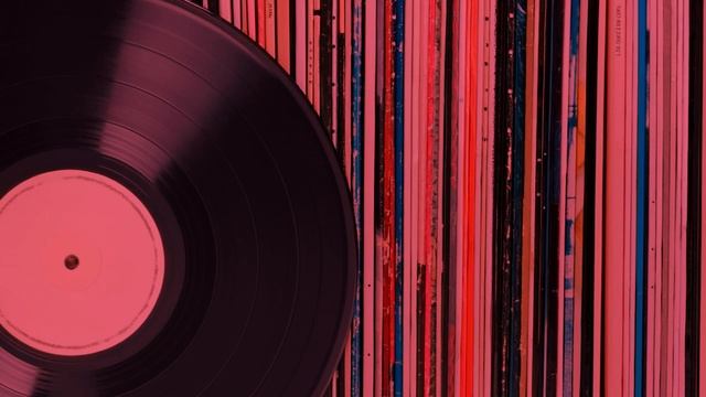 Пластинка крутится, свет моргает / Футаж