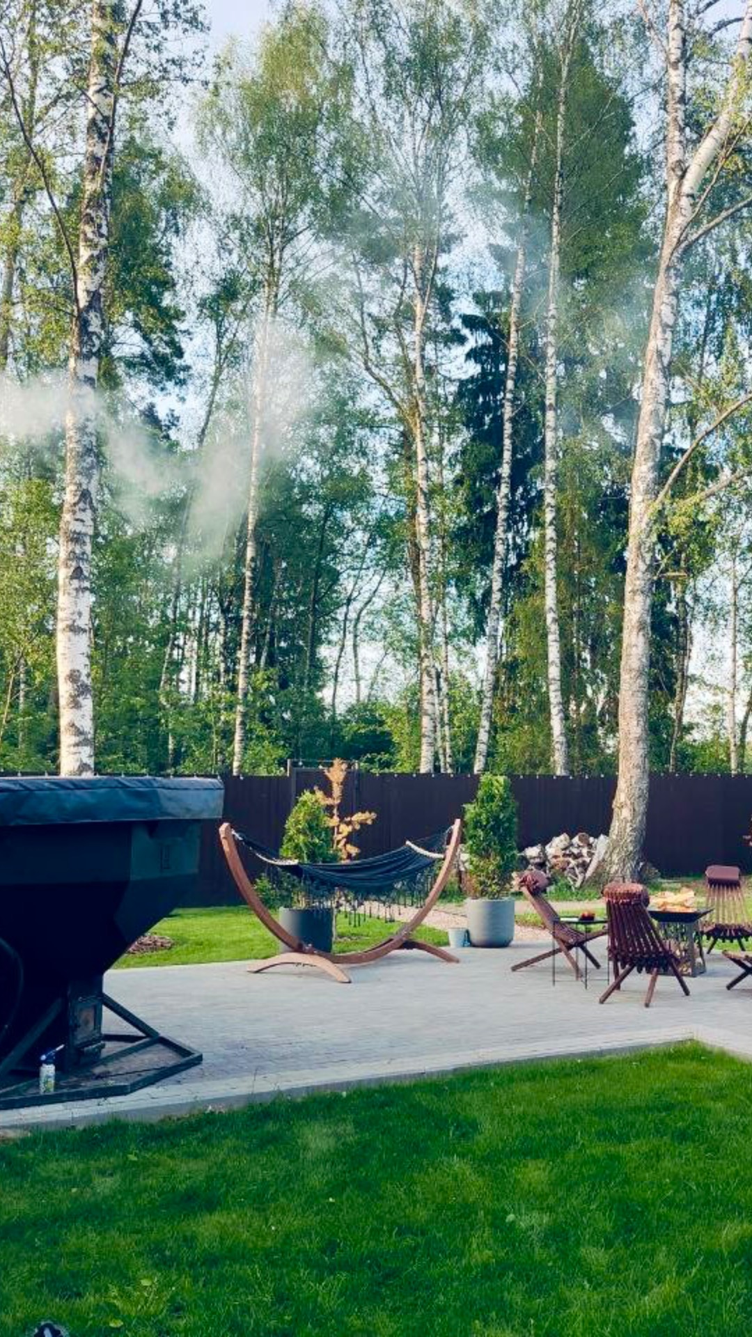 Домик у леса. Банный чан. Гриль-мангал. 2 спальни. Посуточно.