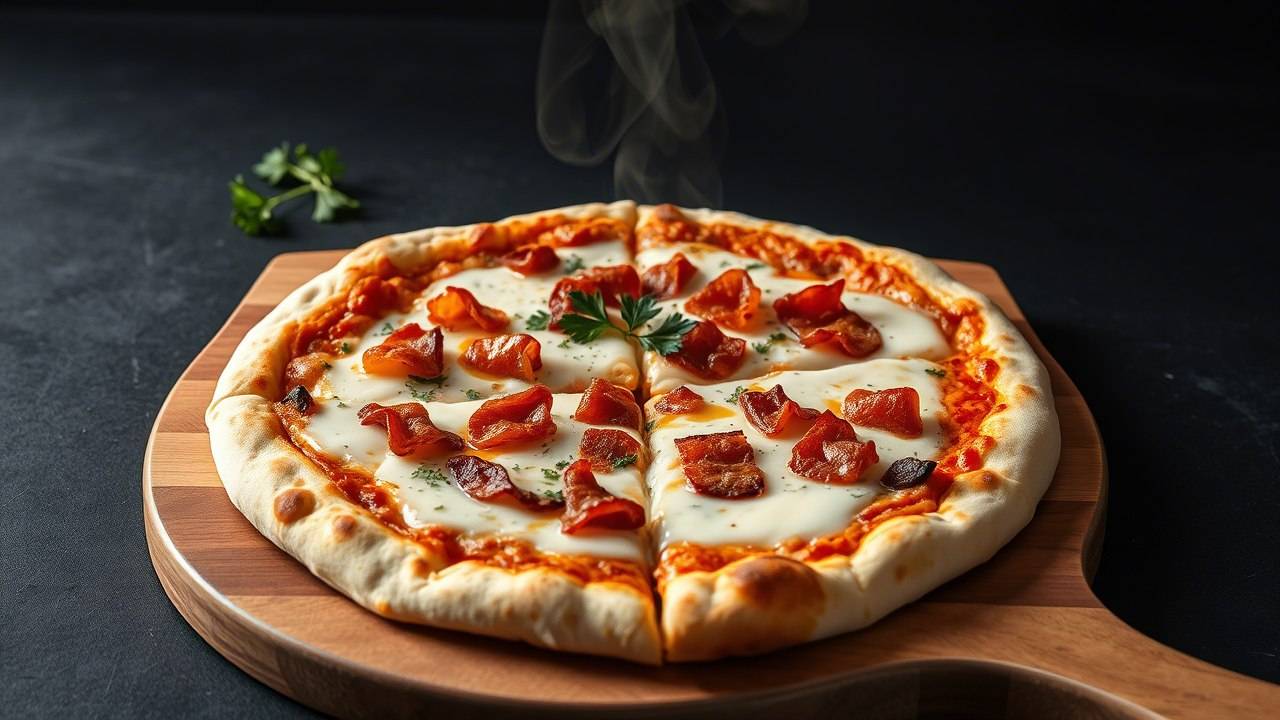 Пицца Карбонара: Итальянская классика в новом формате, которая растопит Ваше сердце!
