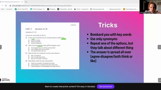 IELTS Listening / Multiple-choice tasks