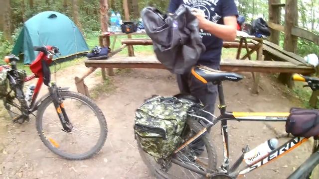 НАШИ ВЕЛОСИПЕДЫ для ПВД - похода и велоснаряжение: камуфляжные велосумки с алиэкспресс, обзор