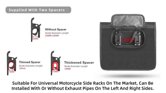 RhinoWalk MTR2013 мягкий боковой кофр 13л