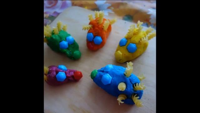 Лепим из домашнего теста / Самодельное плей до своими руками