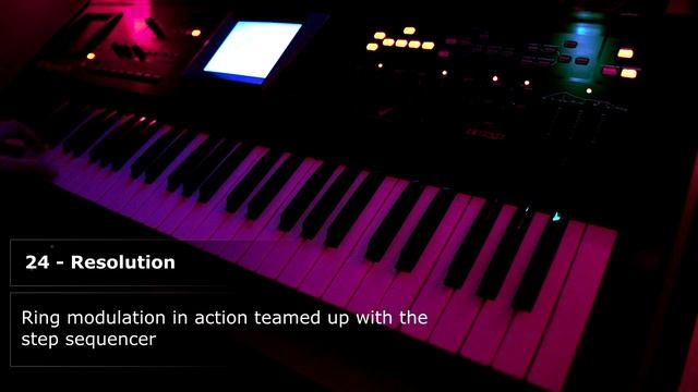 Roland V-Synth Presets Demo - SOUND DESIGN - FM synth VA synth