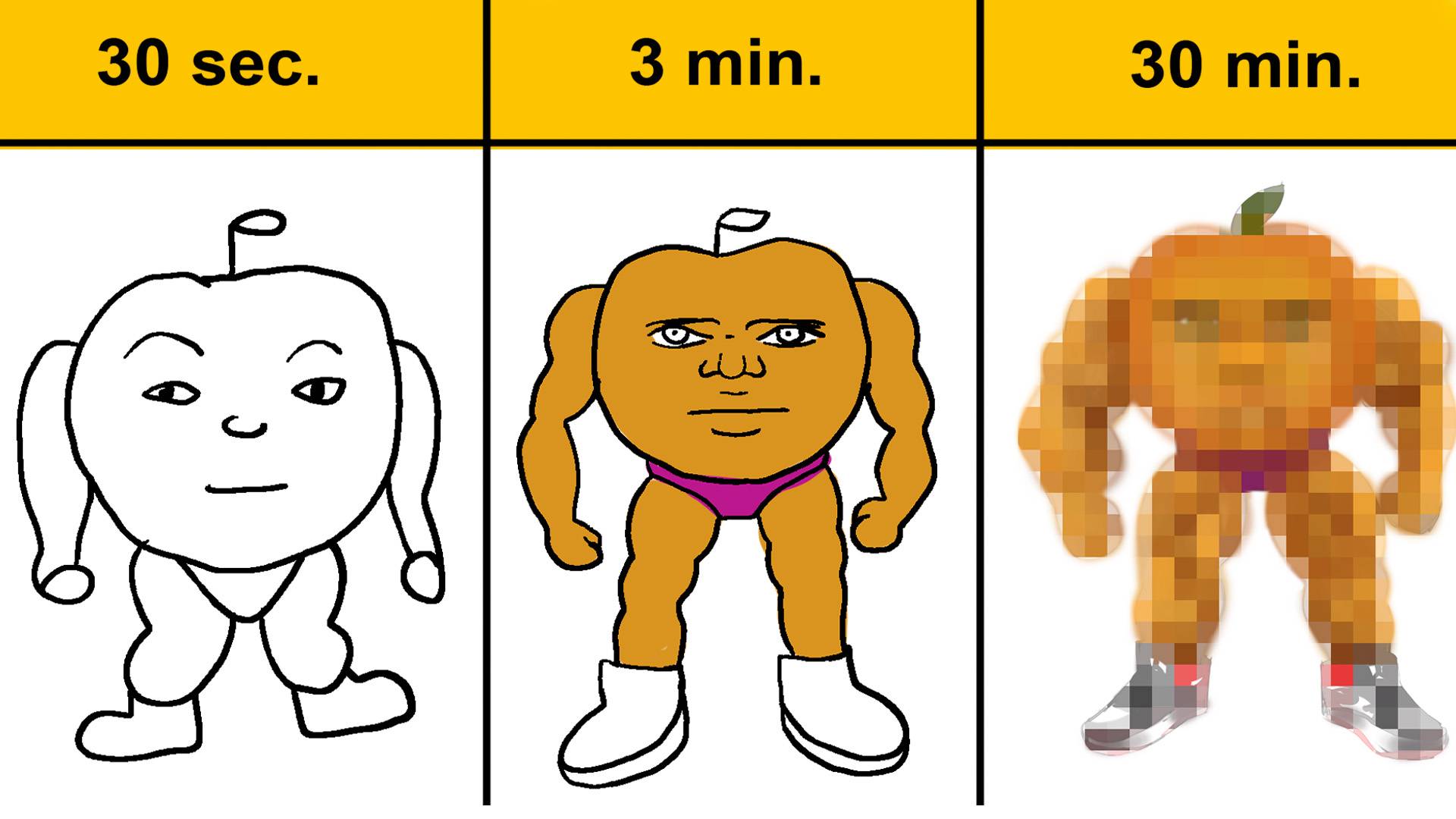 Рисуем Удин дин дин дун за 30 секунд, 3 минуты и 30 минут! ITALIAN BRAINROT