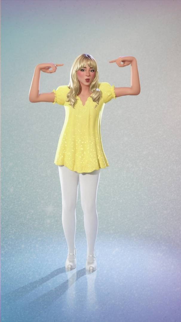 Fortnite Emote Caffeinated Кофейный Оптимизм - 2 Sabrina Carpenter #Shorts