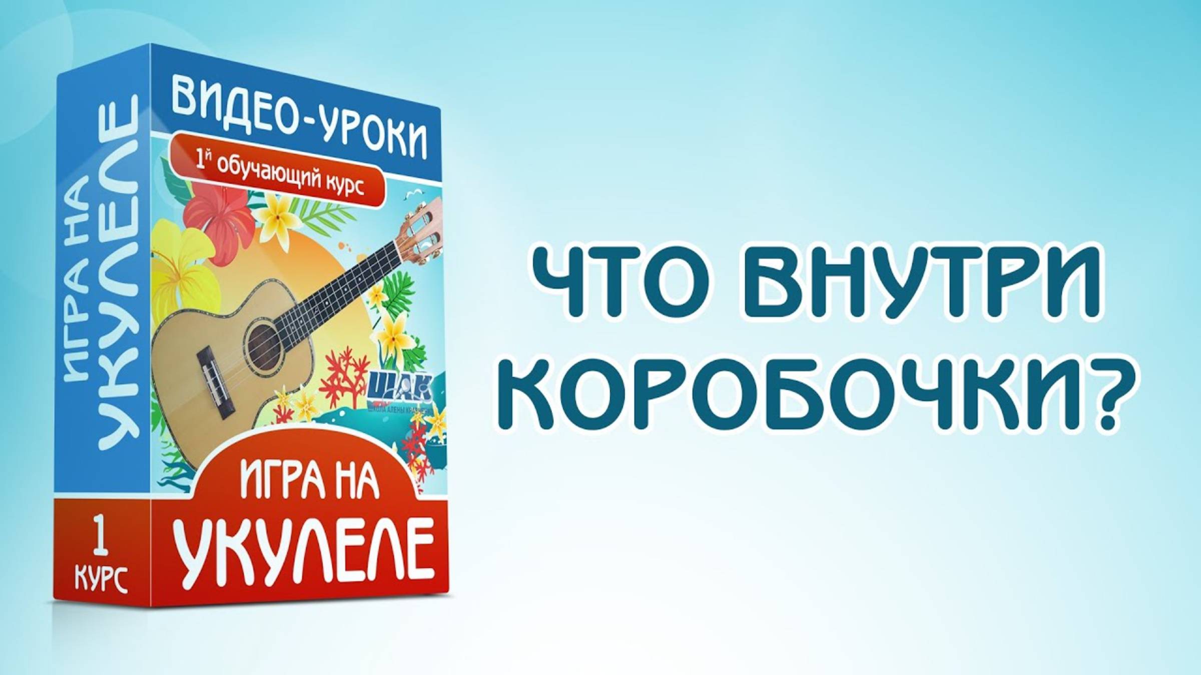 Укулеле с нуля для начинающих / Первый обучающий курс / Что ВНУТРИ КОРОБОЧКИ?