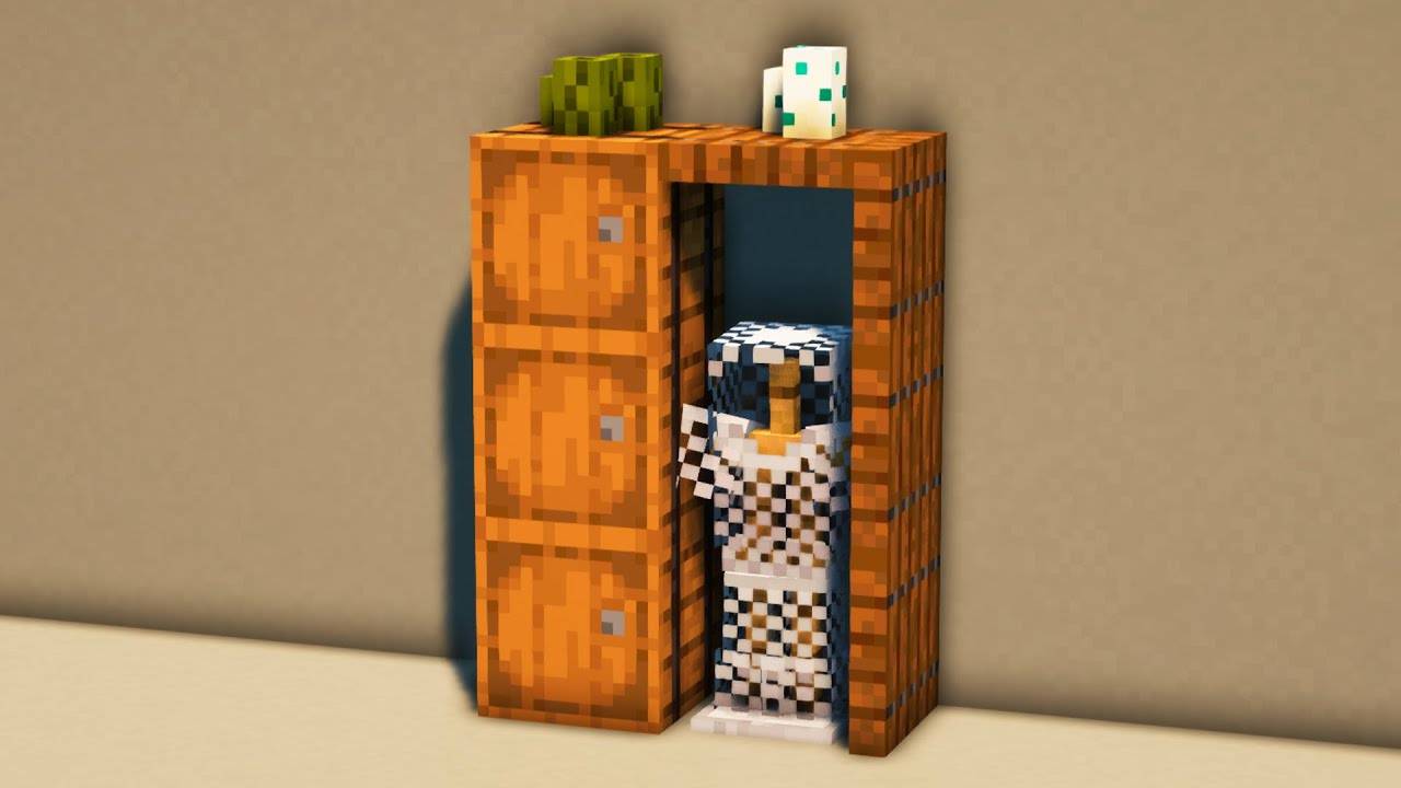 Гардероб С Доспехами в Майнкрафте