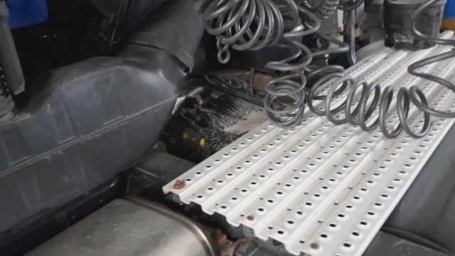 Как снять рессоры MAN TGX