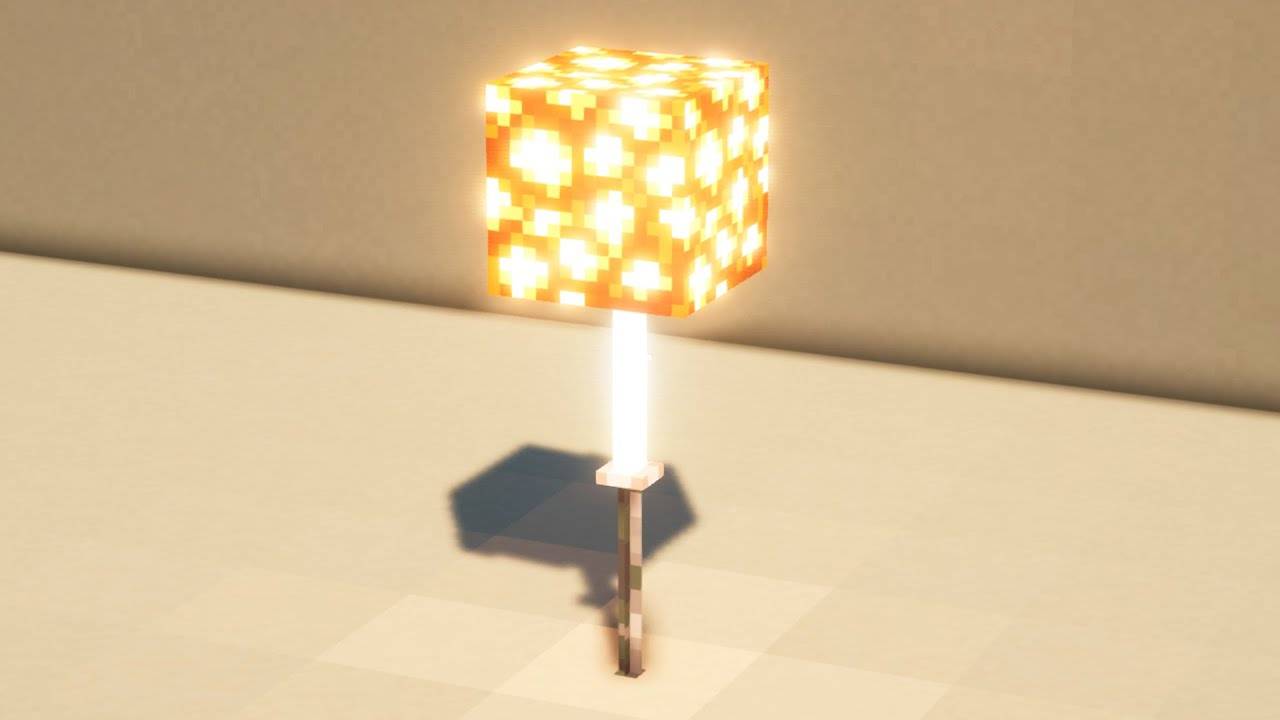 Простой маленький фонарь в Майнкрафте