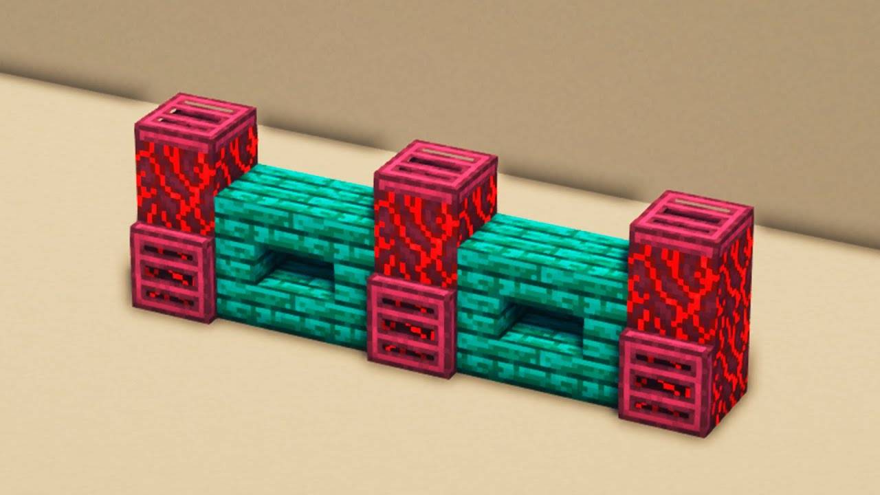 Адский забор в Майнкрафте