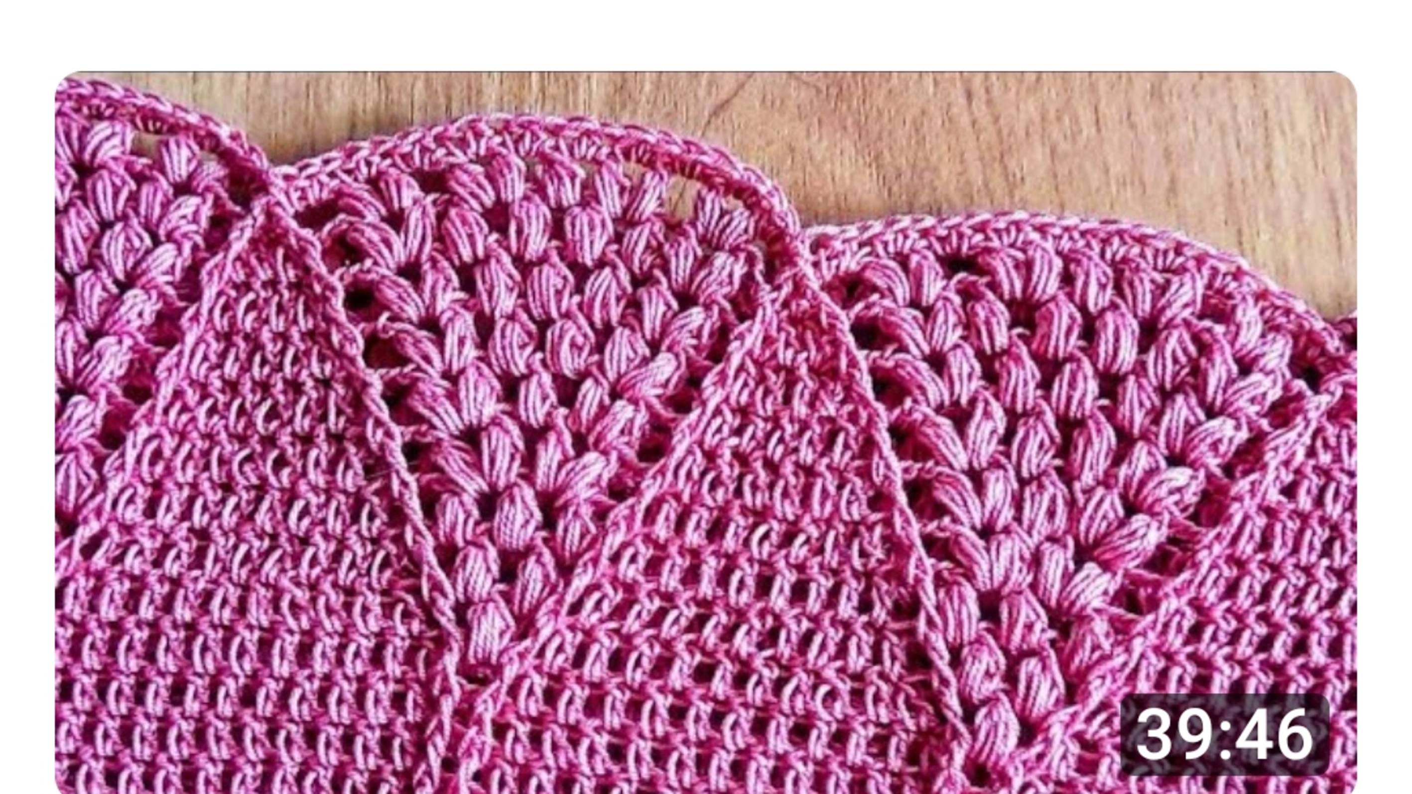 Обвязка топа крючком.