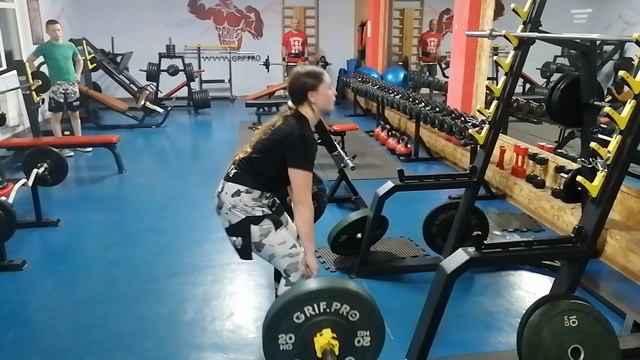 Эмма, 13 лет. Тяга 60х3.