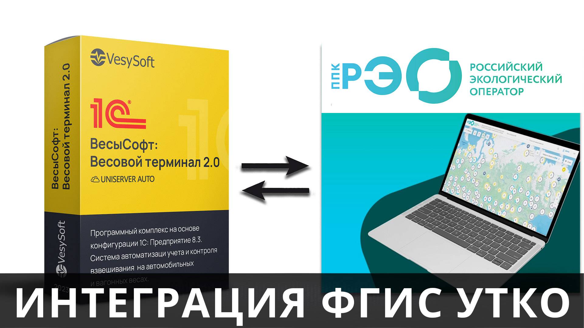 Интеграция ФГИС УТКО - 1С Весовой терминал 2.0