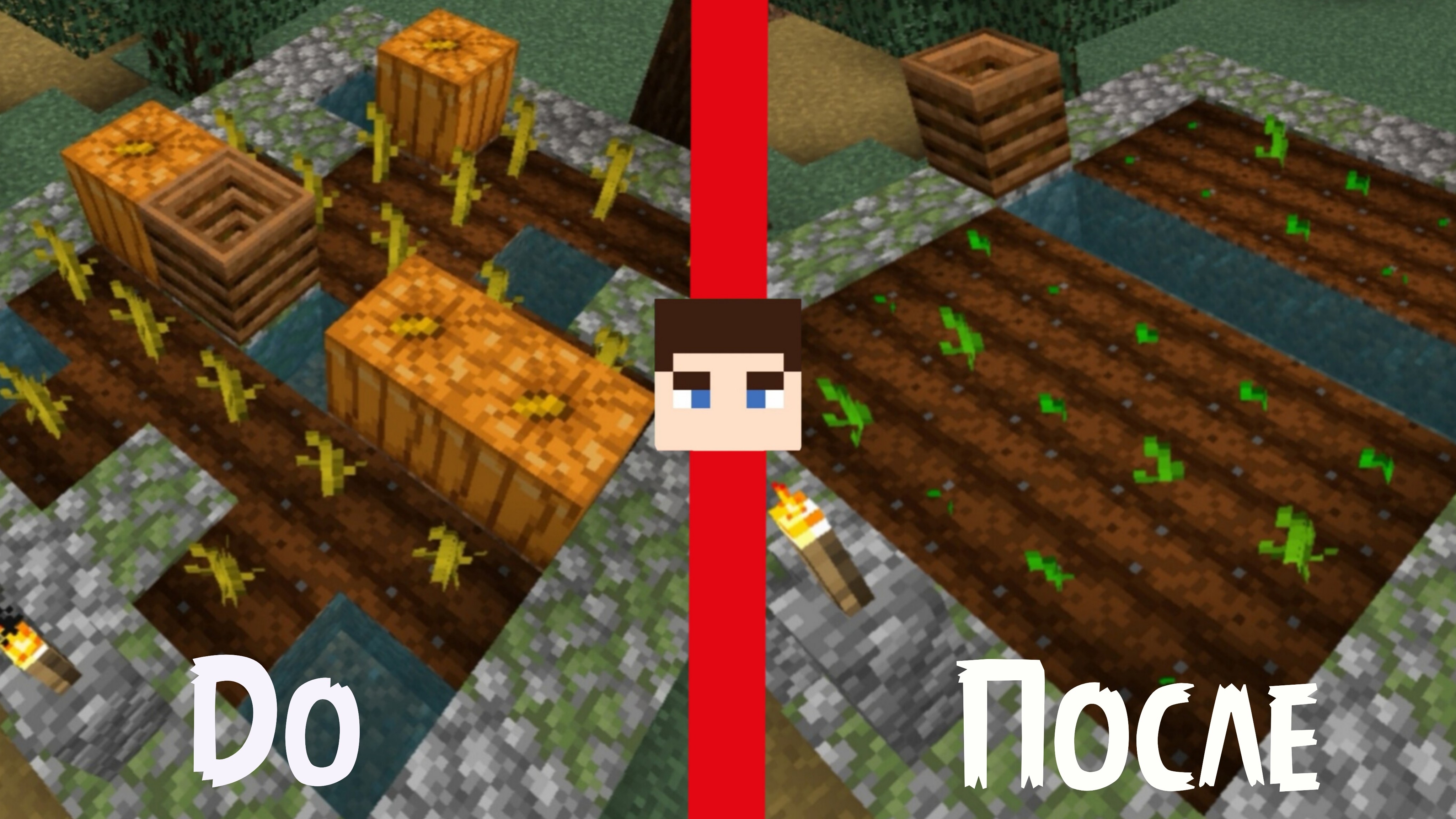 Я улучшил огород фермера в Майнкрафте | ManeLego minecraft